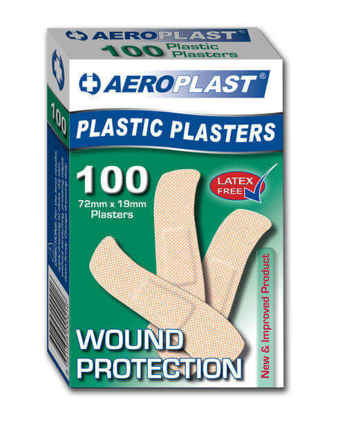 Plastic Plasters (Box 100) - First Aid Kits and Supplies for Home and ...