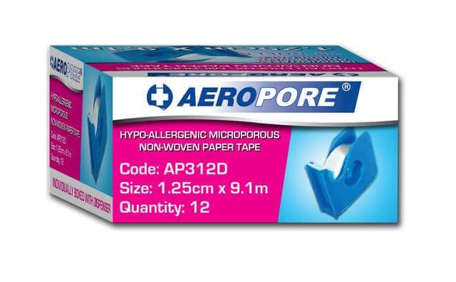 Hypo Tape 1.25cm with Dispenser - First Aid Kits & Supplies