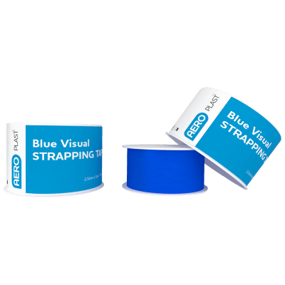 Blue Strapping Tape - First Aid Kits and Supplies for Home and Office Use